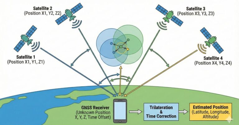 GNSS完全ガイド｜GPSとの違い・測位精度・建設農業での活用例 - 生成AIと建設DX